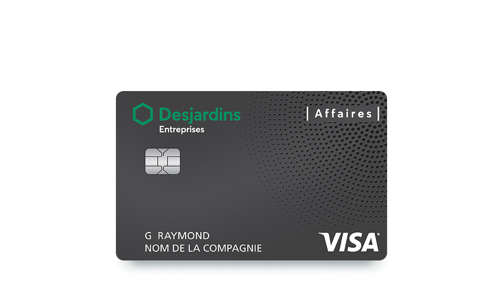 Carte de crédit Visa Affaires - Desjardins