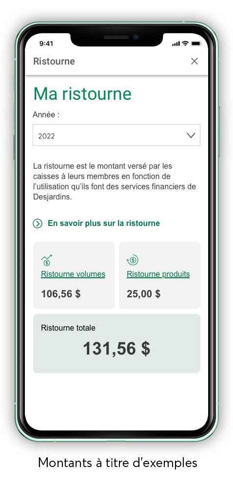 Ristourne | Desjardins